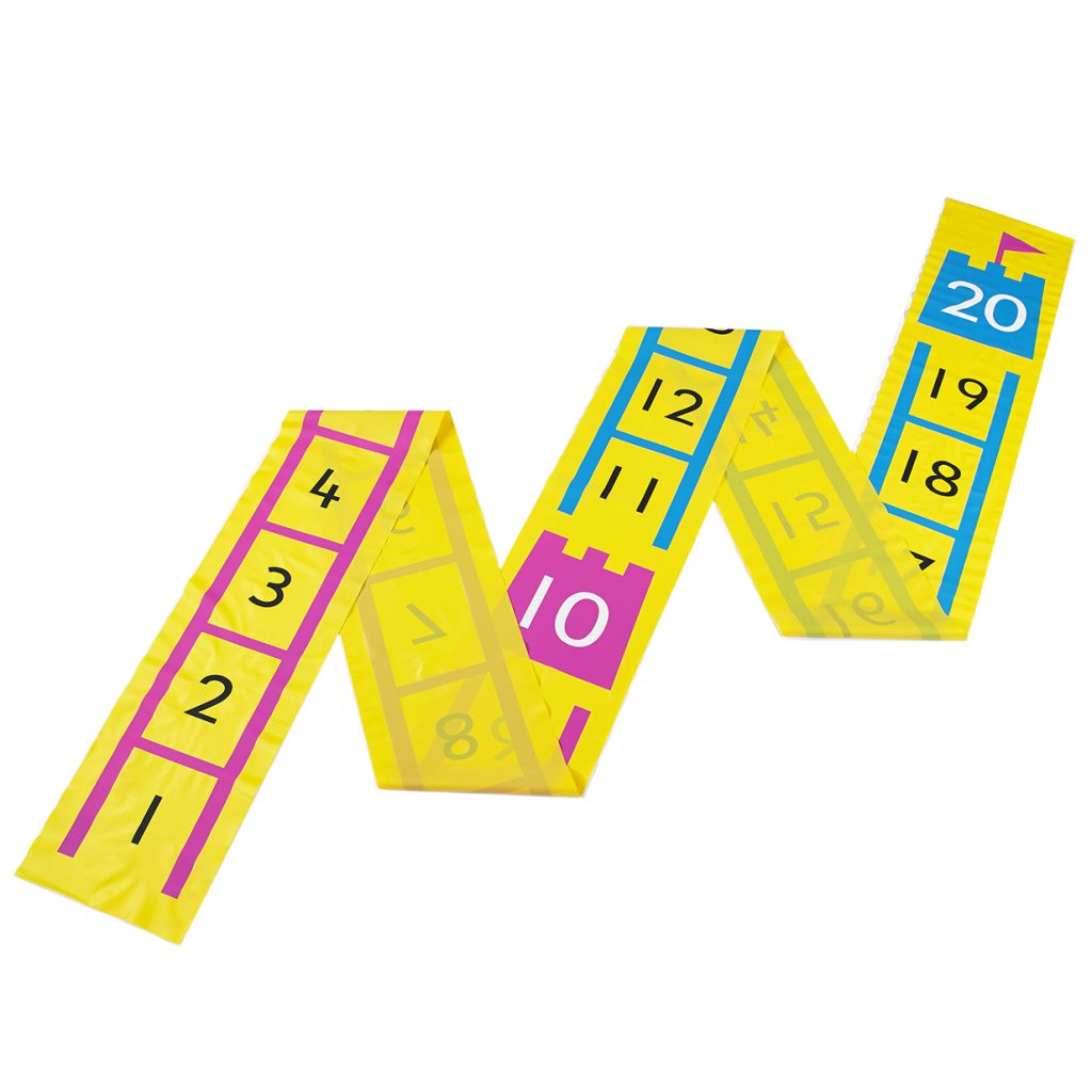 แผ่นทางเดินนับเลข - Number Track | 3-Q Media